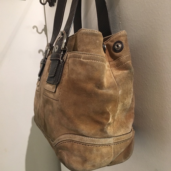 Coach | Bags | Coach Suede Bag | Poshmark